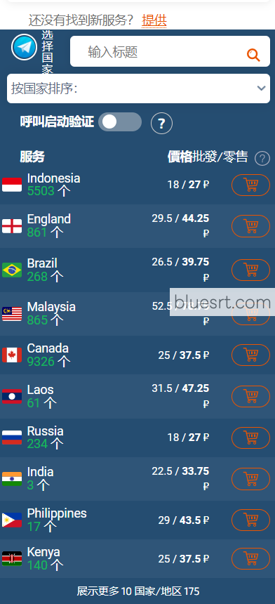 SMS-Activate 国外接码平台 使用教程（包含各国免费接码平台介绍） 蓝频道分享 bluesrt蓝频道分享