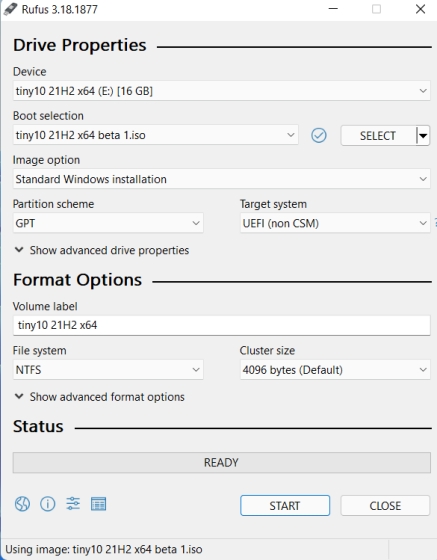Windows 10 精简版，Tiny 10 下载安装教程 蓝频道分享 bluesrt蓝频道分享