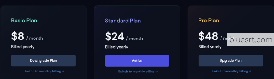 Midjourney订阅怎么收费？Midjourney会员收费价格 蓝频道分享 bluesrt蓝频道分享