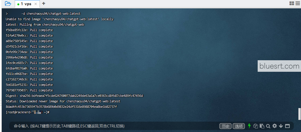 VPS上一键部署ChatGPT，轻松搭建网页版ChatGPT，无需再挂梯子 蓝频道分享 bluesrt蓝频道分享